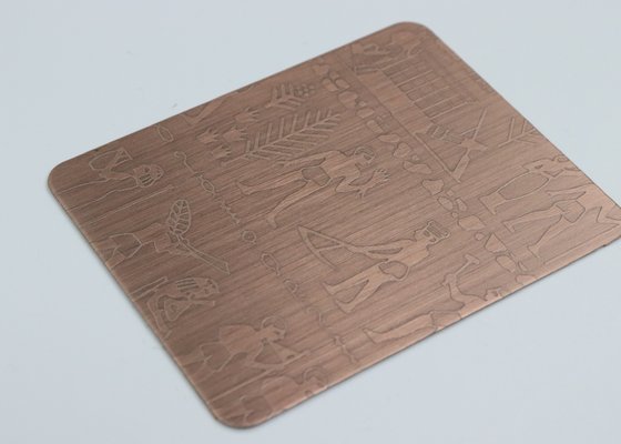 Colored 201 0.3mm Embossed Stainless Steel Sheets
