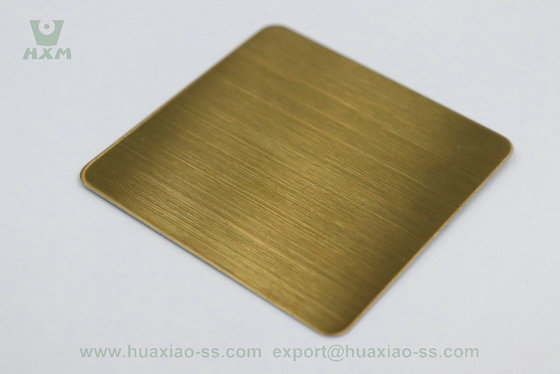 ASTM A240 304L Color Brushed Hairline Stainless Steel Colored Sheet