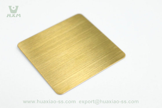 ASTM A240 304L Color Brushed Hairline Stainless Steel Colored Sheet