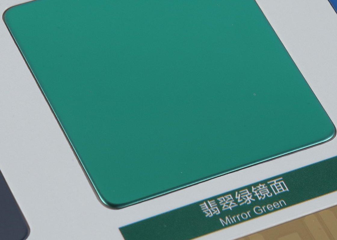 Elevator Plate Green 8K Stainless Steel Colored Sheet