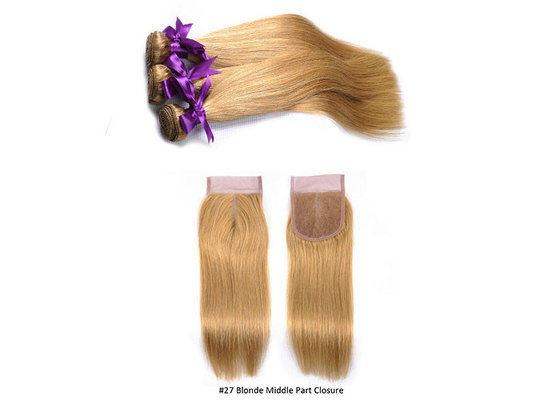 27 Peruvian del color lían la onda/la armadura peruana del pelo recto de Conformtable