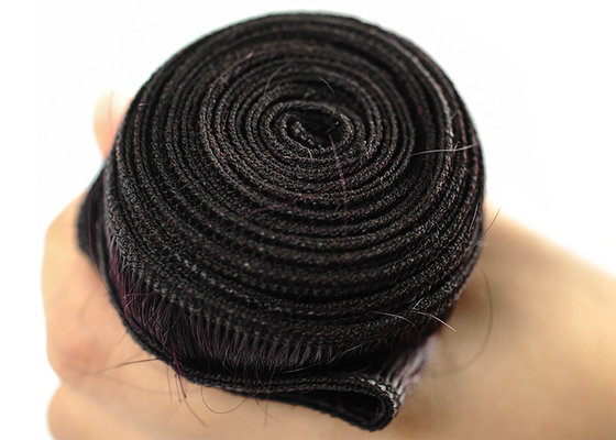 El cabello humano 4 de la onda del cuerpo lía con precio aceptable púrpura de la uva del cierre #135