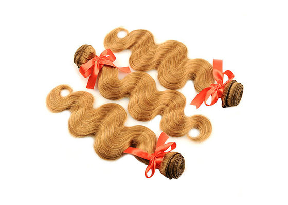 Armadura de la onda del cuerpo de las extensiones/22 pulgadas del pelo de la onda del cuerpo del blanqueo suavemente verdad a la longitud