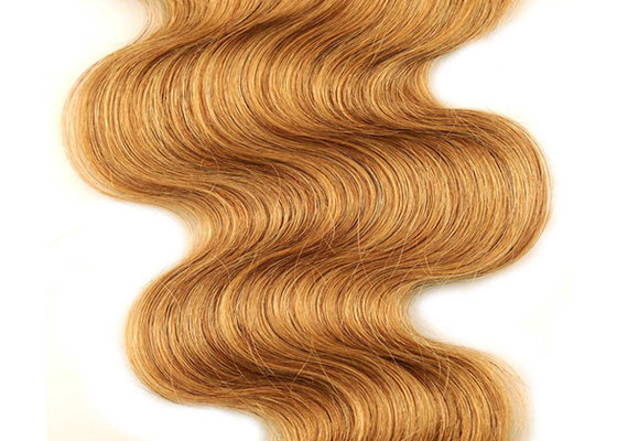 Armadura de la onda del cuerpo de las extensiones/22 pulgadas del pelo de la onda del cuerpo del blanqueo suavemente verdad a la longitud