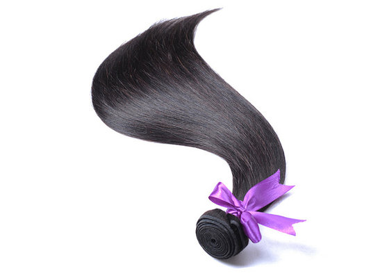 Paquetes negros naturales del cabello humano con tamaño modificado para requisitos particulares extremo sano grueso