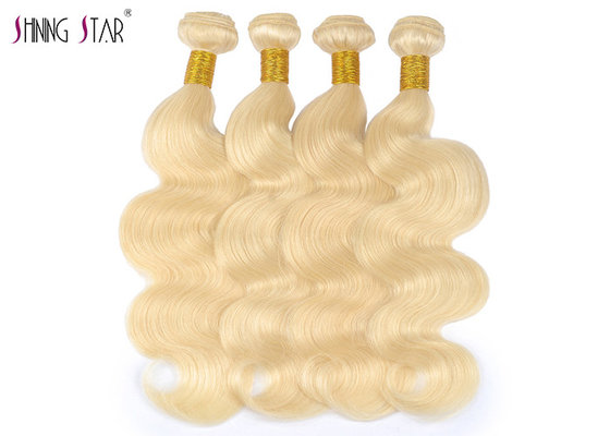 Onda brasileña del cuerpo del pelo 613 paquetes con los paquetes del cabello humano rubio de miel del cierre