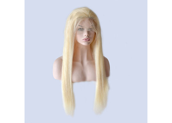 Top quality straight lace wig ,613 human hair Full lace wig supplier
