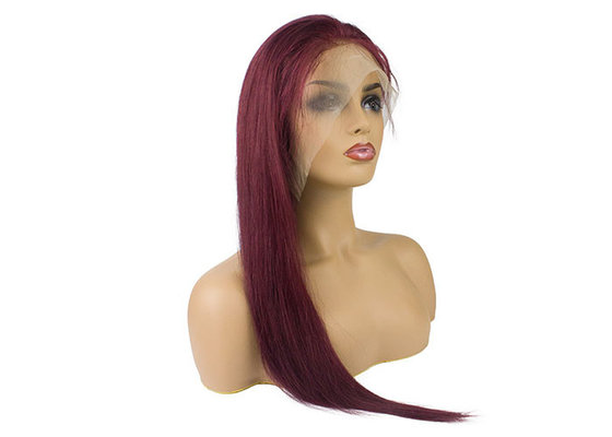 Undetectable pre plucked 99j 13x4 free-part lace front wig supplier