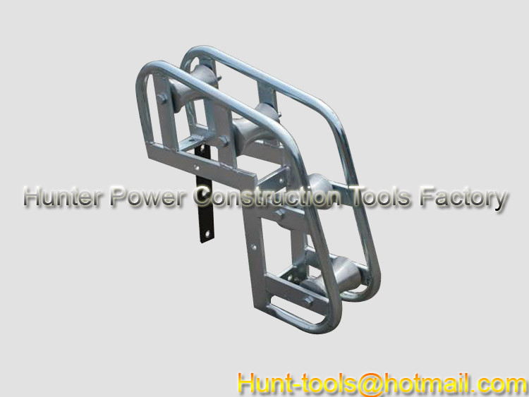 Trench Roller Manhole Roller with Aluminum rollers
