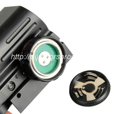 1x22x33 Compact Red Green Dot Sight with Red Laser