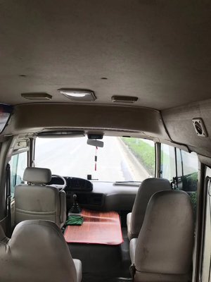 USED GOOD CONDITION TOYOTA COASTER BUS 25 SEATS GOLDEN FOR SEAL supplier