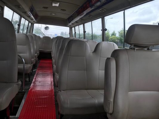 USED GOOD CONDITION TOYOTA COASTER BUS 25 SEATS GOLDEN FOR SEAL supplier