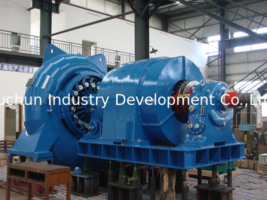 projet de production d'énergie hydraulique d'énergie hydraulique de générateur de turbine de l'eau de turbine de 1MW Francis