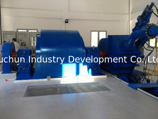 2100kW Pelton Hydro Turbine Water Turbine Generator Unit Mini 2 Nozzle
