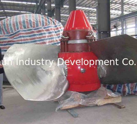 Stainless Steel Kaplan Hydro Turbine 3m - 80m With Fixed / Adjustable Blades