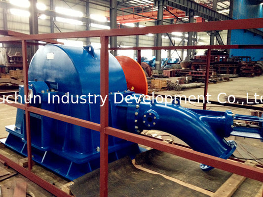 Horizontal Pelton Turgo Turbine , Pelton Hydro Turbine Generator
