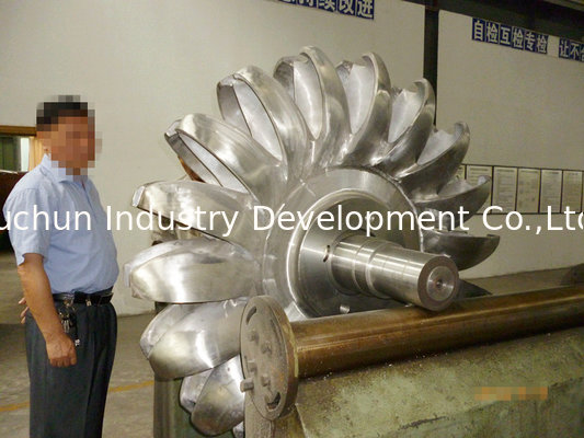 40m - 1500m Pelton Hydro Turbine , 50Hz / 60Hz Free-jet Hydro Power Equipment