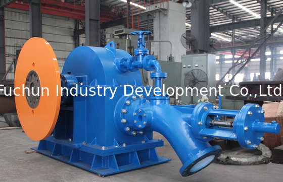 Pelton Hydro Turbine With Single Or Double Nozzles / Water Turbine Generator Unit For Hydro Power Plant