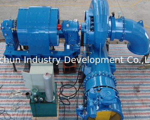 Horizontal Francis Hydro Turbine , Francis Water Turbine Generator Unit