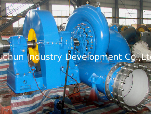 Small Horizontal Francis Hydro Turbine , 100KW ~ 50MW Small Horizontal Francis Turbine