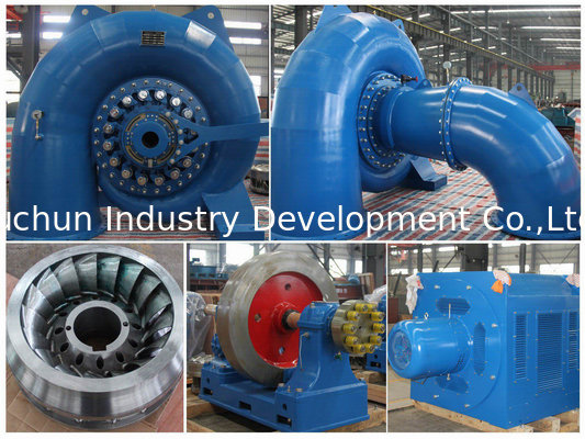 Reliable Hydralic Power Generator , Water Turbine With Automatic Control Systems