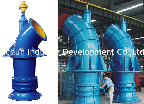 Single Stage Vertical Axial Flow Pump, Anti Cavitations For Delivering Clear Water, Sewage