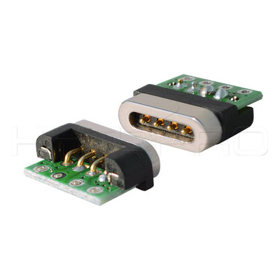 DC Power 4 Pogo Pin Magnetic PCB Charger Connector M417