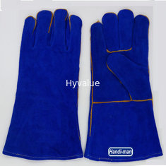 China 14 inch Split Leather Safety Welding Gloves supplier