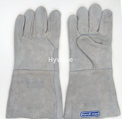 China 14 inch Split Leather Safety Welding Gloves supplier