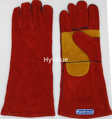 China 16 inch Split Leather Safety Welding Gloves supplier