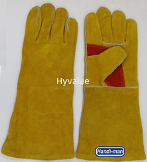 China 16 inch Split Leather Safety Welding Gloves supplier
