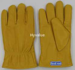 China 10 inch Cow Grain Leather Working Gloves supplier