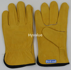 China 10 inch Cow Grain Leather Working Gloves supplier