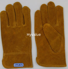 China 10 inch Cow Split Leather Working Gloves supplier