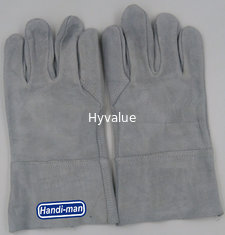 China 10 inch Cow Split Leather Working Gloves supplier