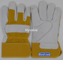 China 10 inch Cowhide Leather with cotton back Working Gloves supplier