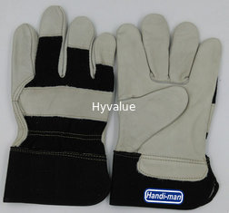China 10 inch Cowhide Leather with cotton back Working Gloves supplier