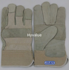 China 10 inch Cowhide Leather with cotton back Working Gloves supplier