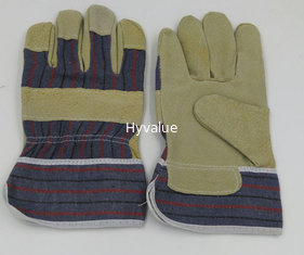 China 10 inch pig Leather with cotton back Working Gloves supplier