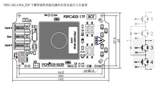 3-level IGBT driver, pspc432-17series,