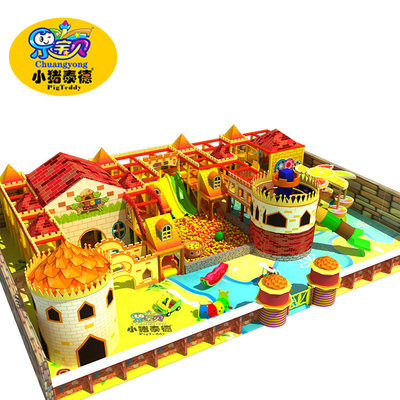 Forest Theme Commercial Indoor Playground Equipment Big Capacity Eco - Friendly