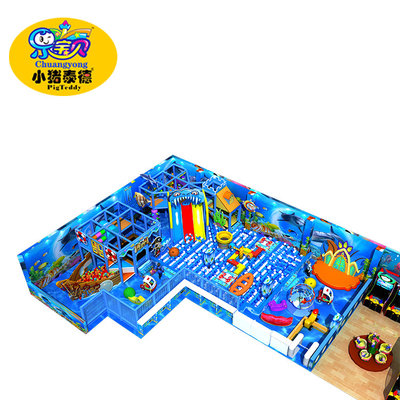 Soft Indoor Jungle Gym Equipment , Customized Kids Soft Play Equipment