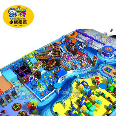 Commercial Indoor Jungle Gym , Shopping Centers Toddler Play Equipment