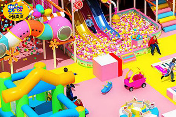 Long Fiberglass Kids Playground Slide Equipment For Preschoolers