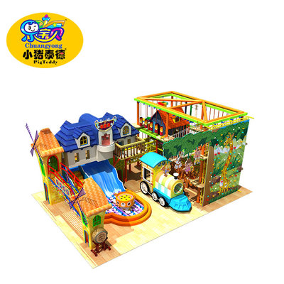 Adventure Play Ninja Obstacle Course Equipment Environmental Protection