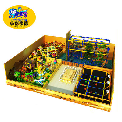 Indoor Gymnastic Jump Trampoline Park Anti - Static Eco - Friendly