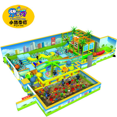Funny Sponge Soft Indoor Playground Equipment UV - Resistance For Kids