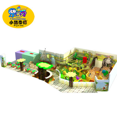 Amusement Commercial Indoor Play Equipment  Jungle Themed For Children