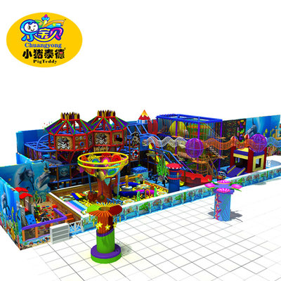Happy Baby Soft Indoor Playground Equipment Capacity 100 - 200 Kids Anti - Fade
