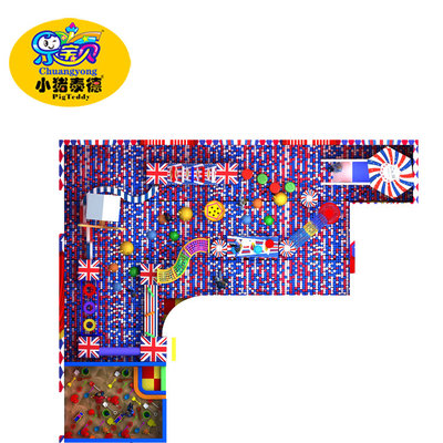 Indoor Playroom Equipment , Amusement Parks Kids Indoor Play Equipment